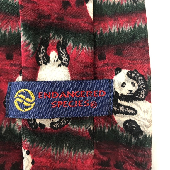 Endangered Species | Accessories | Endangered Species Panda Bear Tie ...